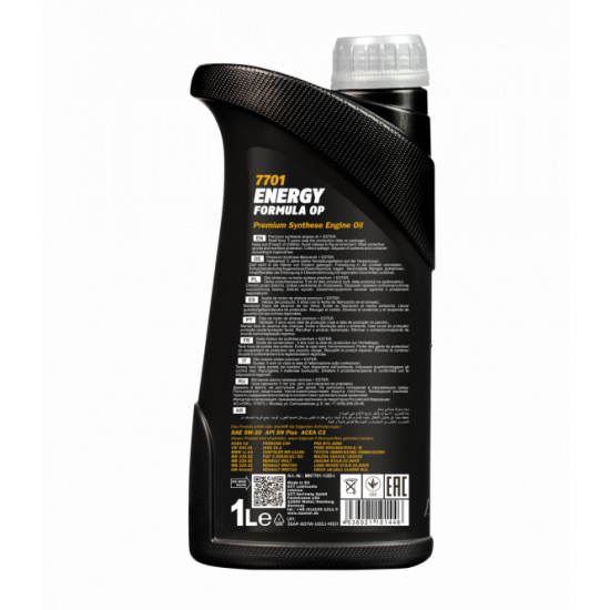 MANNOL 7701-1 ENERGY FORMULA OP 5W-30 1 liter